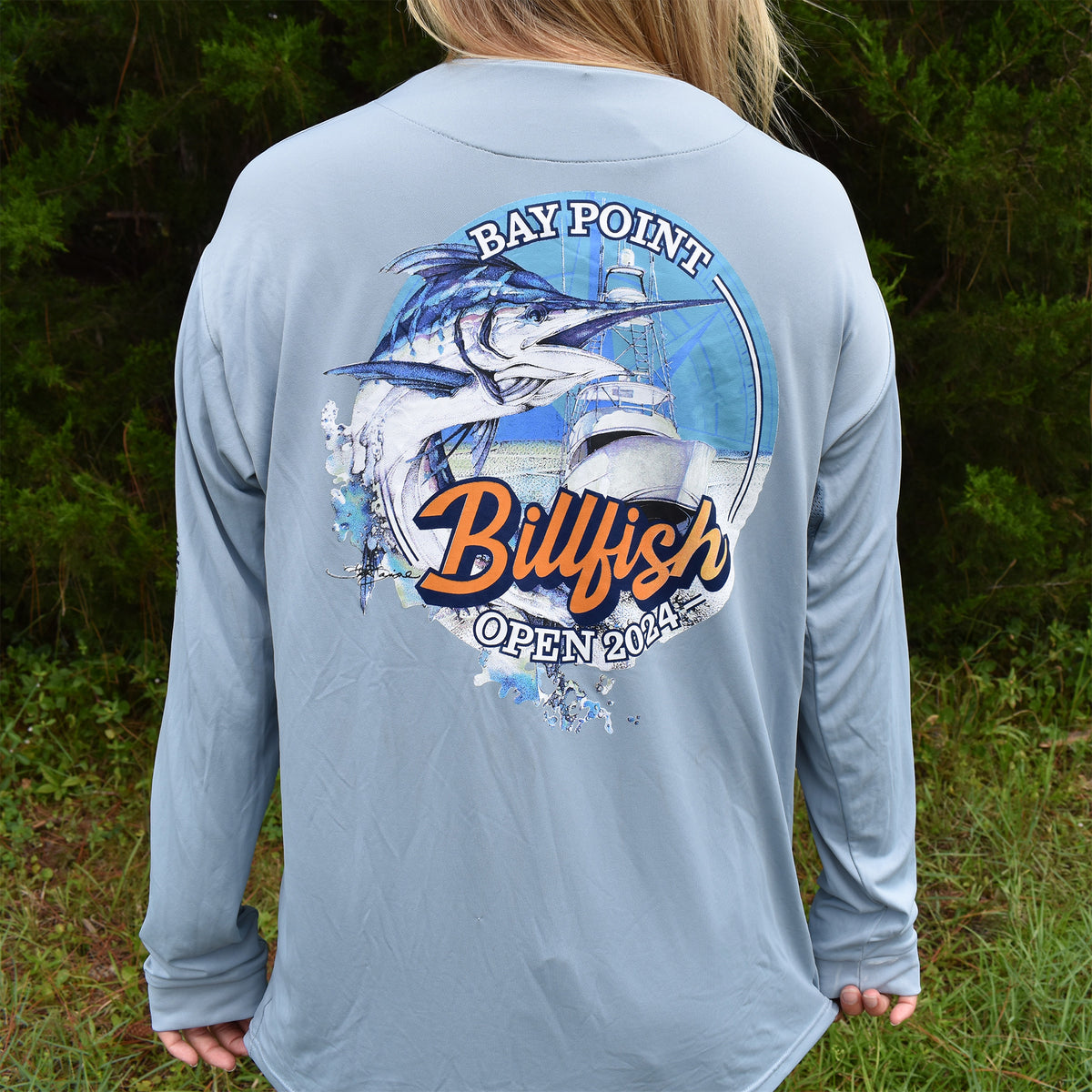 2024 Pelagic Angler Shirt - Slate Blue | Qwave Gear